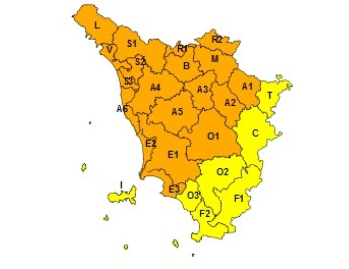 Maltempo in Toscana, lunedì 5 maggio torna l'allerta arancione - Italia 7